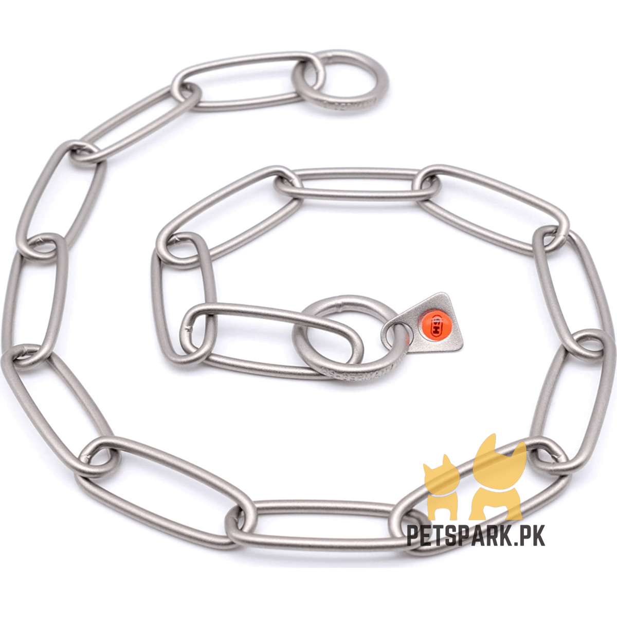 Buy Long Link Choke Chain for GSD in best quality stainless steel ...