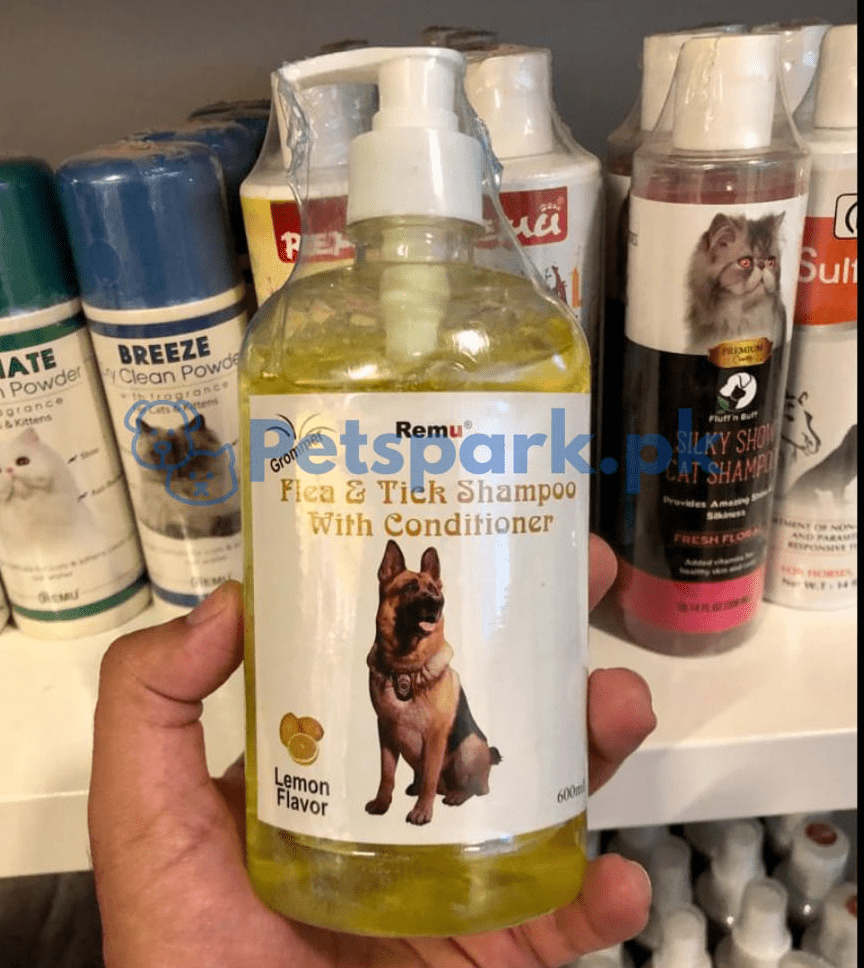 Remu Groomer Flea & Tick Shampoo + Conditioner for Cats & Dogs ...